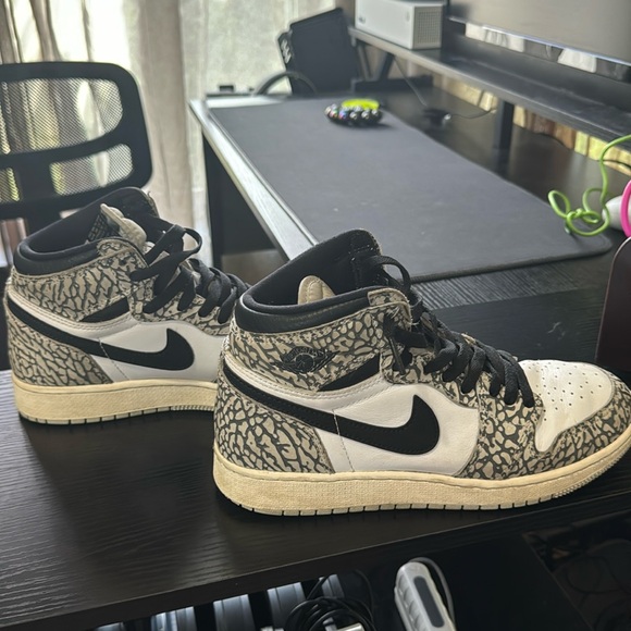 Nike | Shoes | Jordan Retro High Og Elephant Print Big Boy Nike Shoe ...